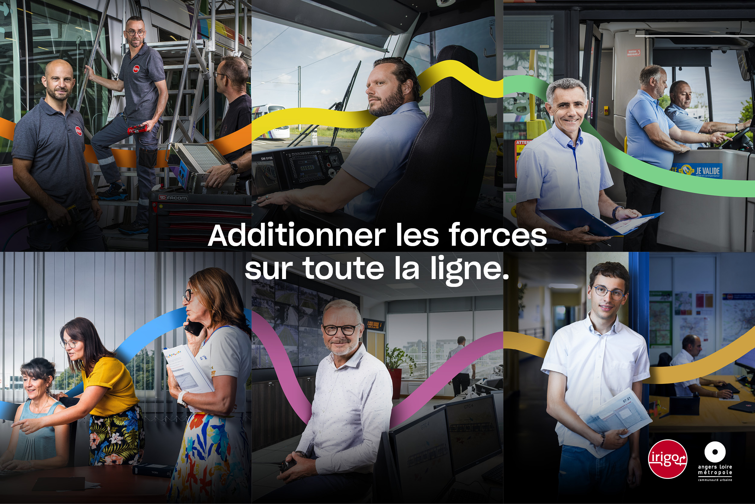 Additionner les forces sur toutes la ligne | Irigo